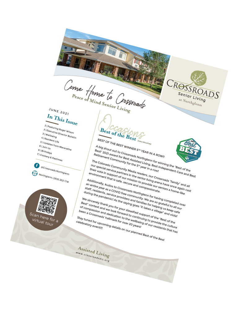 Newsletter - Crossroads Senior Living